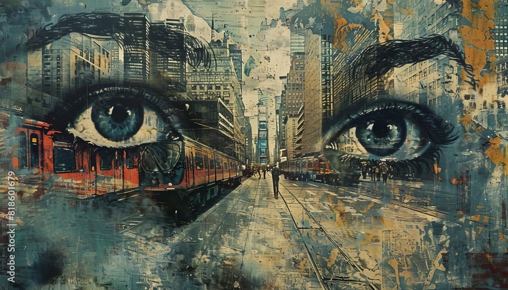 Create ambiguous images that can be interpreted in multiple ways ...