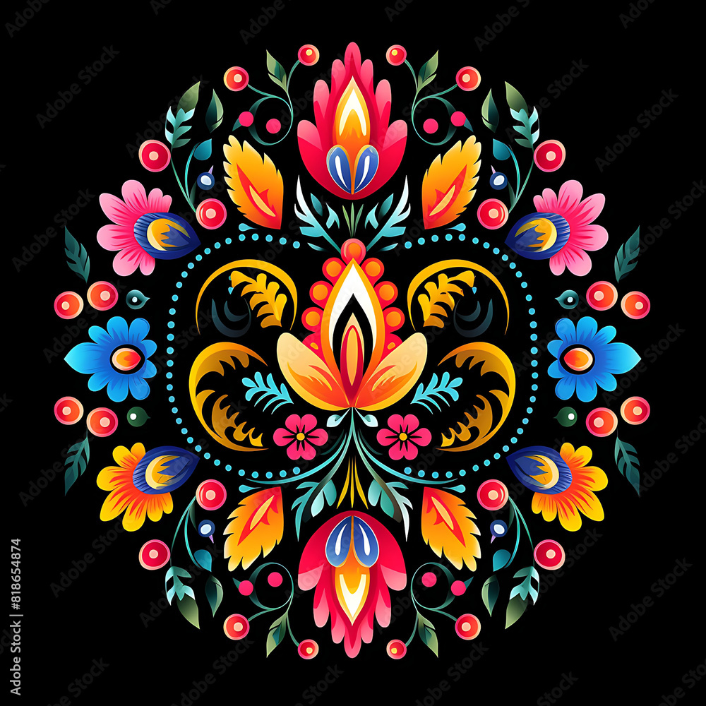 Bengali traditional folk art of Rickshaw Painting showcases motifs ...