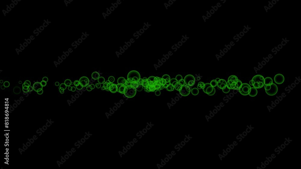 Explosive lens bubble, sphere polygon explode light particle animation ...