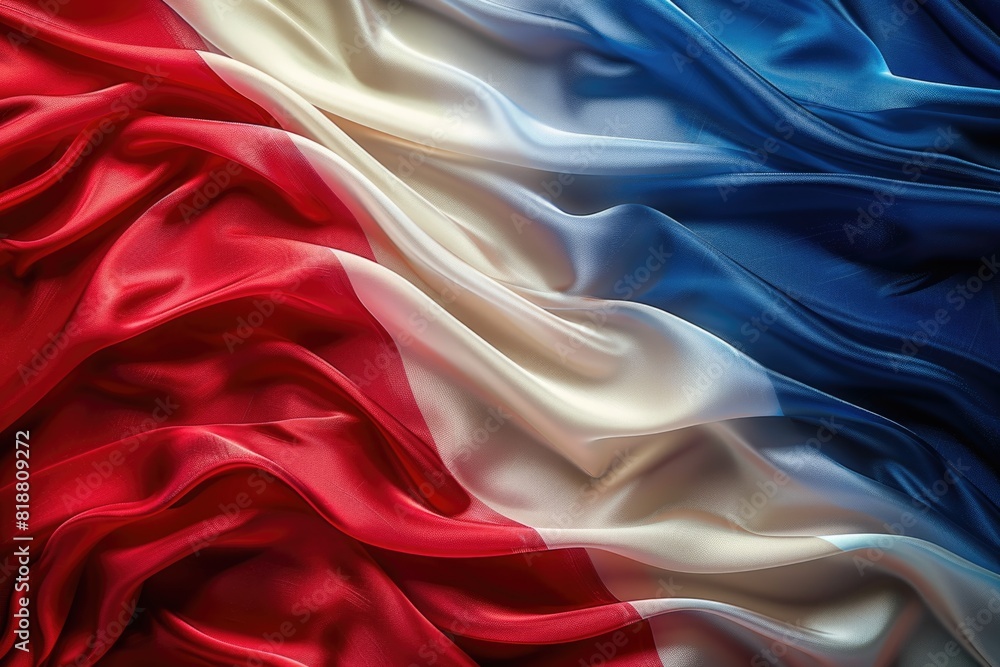 Abstract digital background or texture design of french flag colors ...