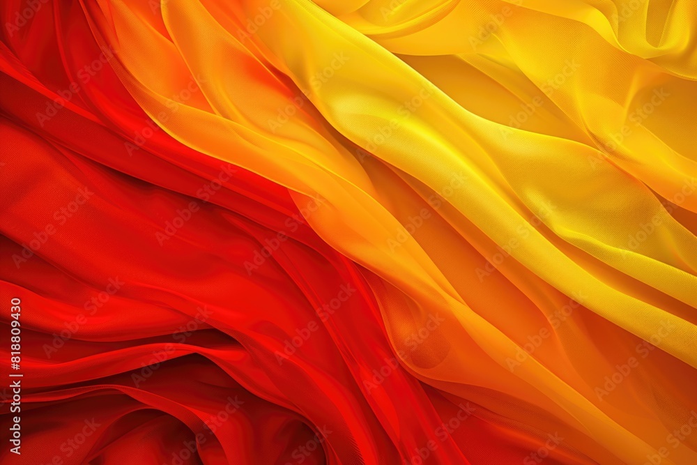 Abstract digital background or texture design of Spanish flag colors ...