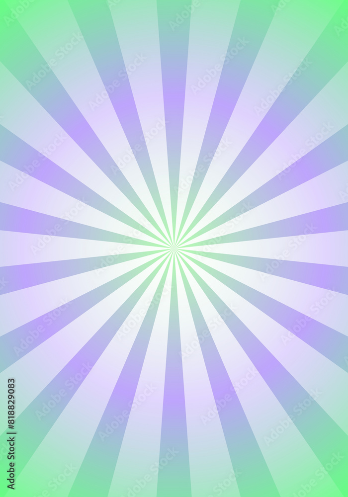 Purple And Green Gradient Fusion White Rays Background, Radiant ...