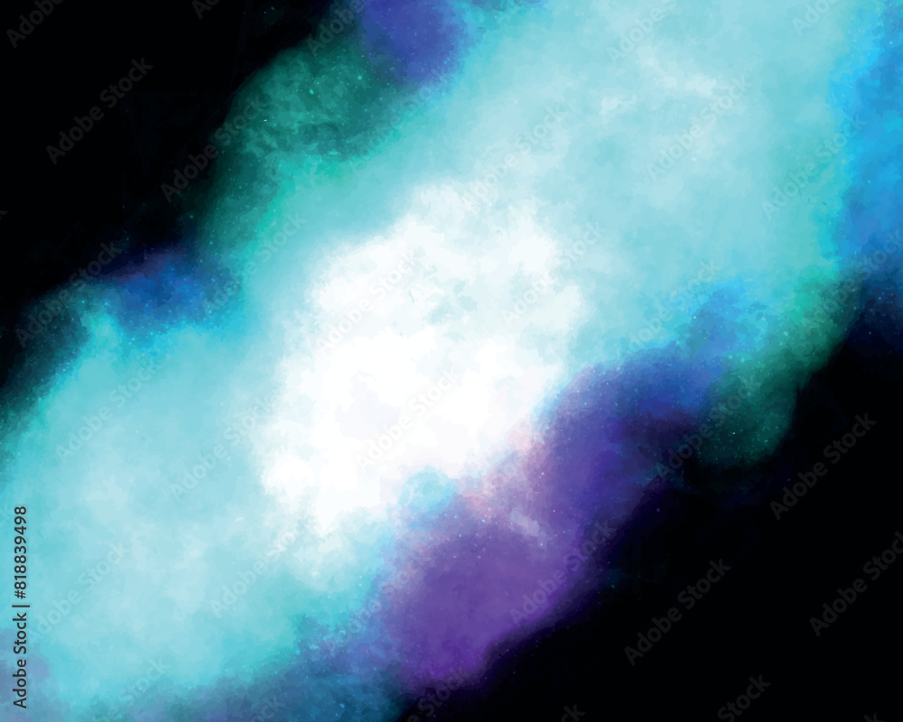 Neon powder explosion paint splatter artistic ink stains. Shiny magic ...