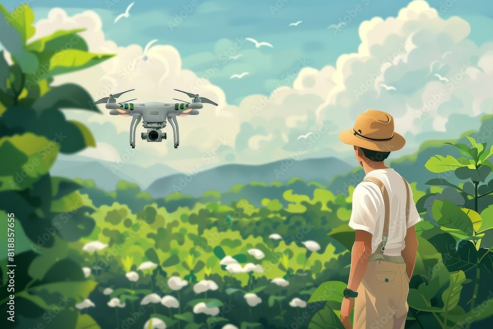 Farming drone innovation for precision farming in cereal crops with ...