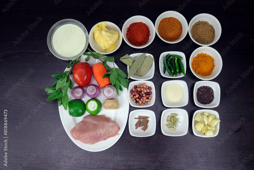 Garlic, cardamom, cinnamon, sariya, semolina, almonds, chart masala ...