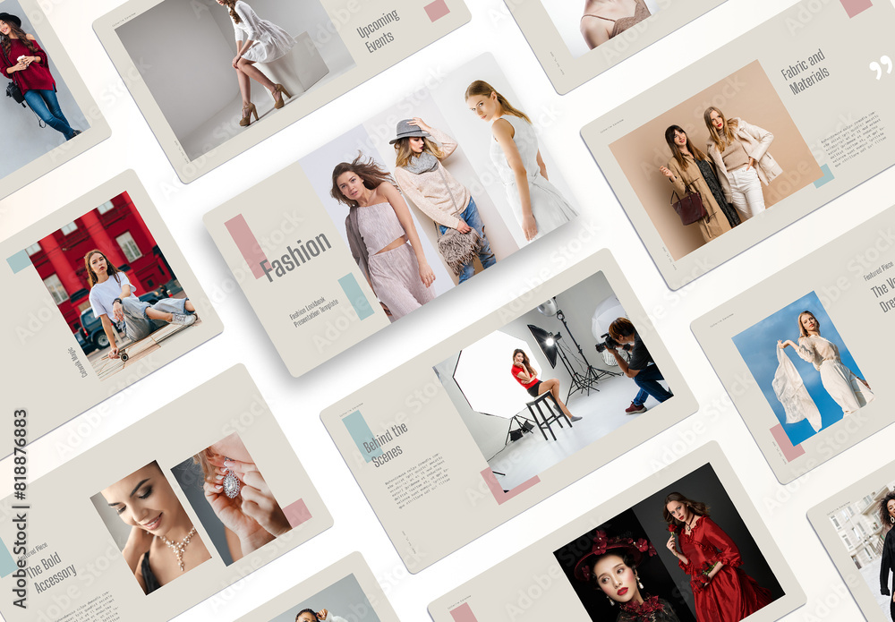 Fashion LookBook Presentation Stock Template | Adobe Stock