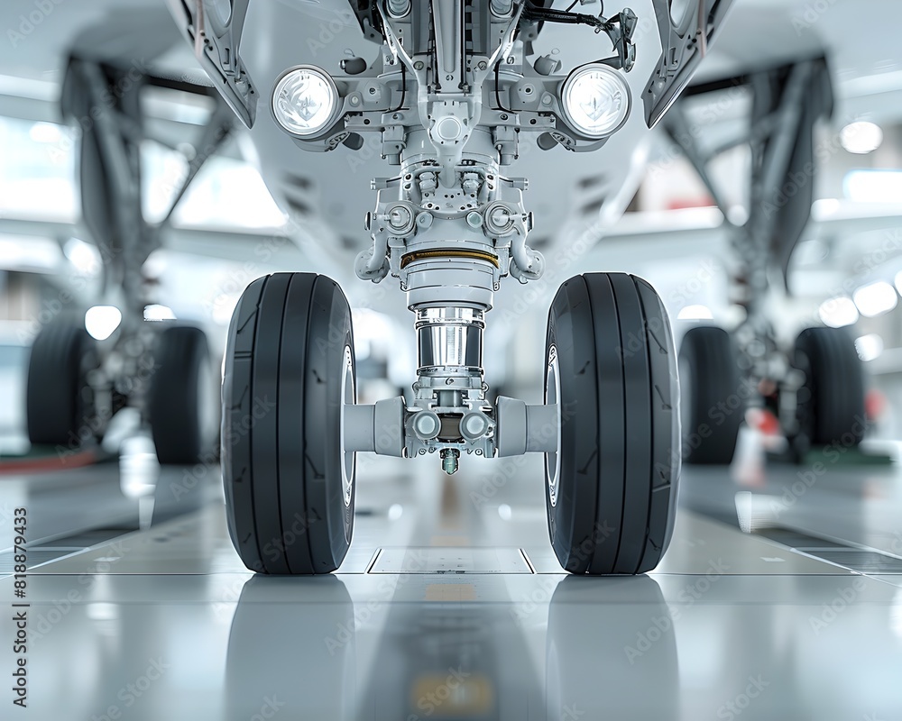 Intricate Retraction of Airplane Landing Gear Capturing the ...