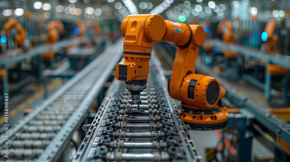 Automation manufacturing process using XAI robot arm for assembly in ...