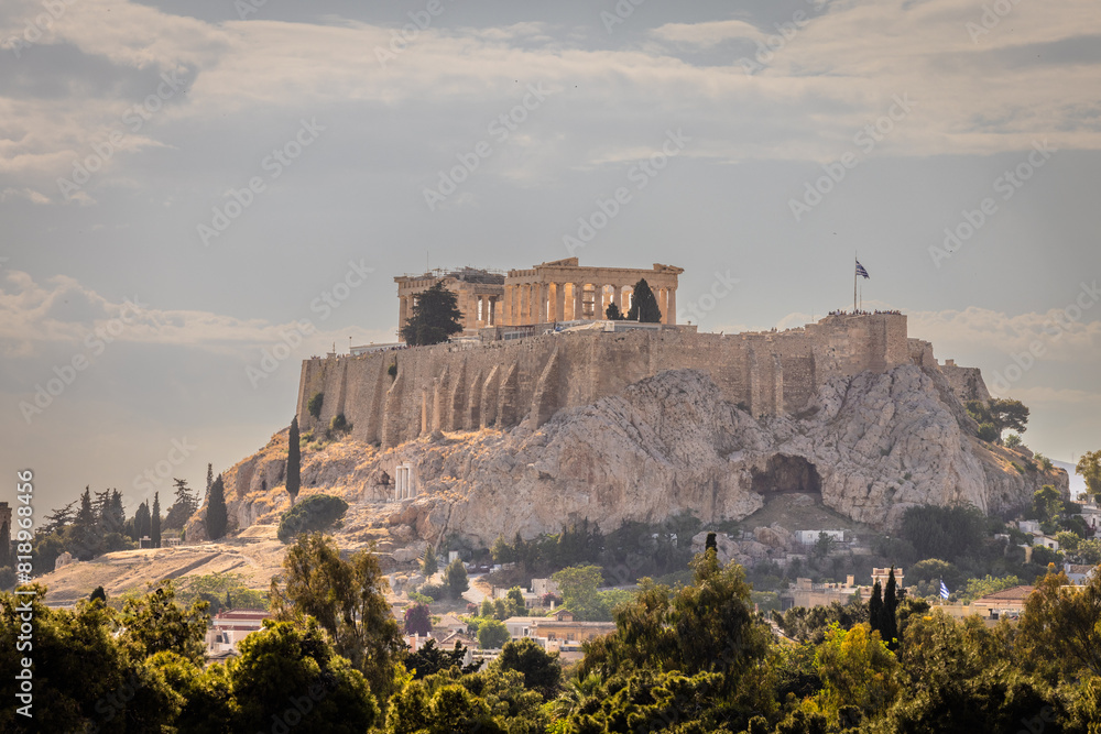 Athens, Greece, May 2nd 2024: Delicious Greek Food in the center of ...