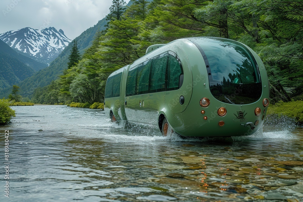 Amphibious Tour Bus A bus that can navigate both land and water ...