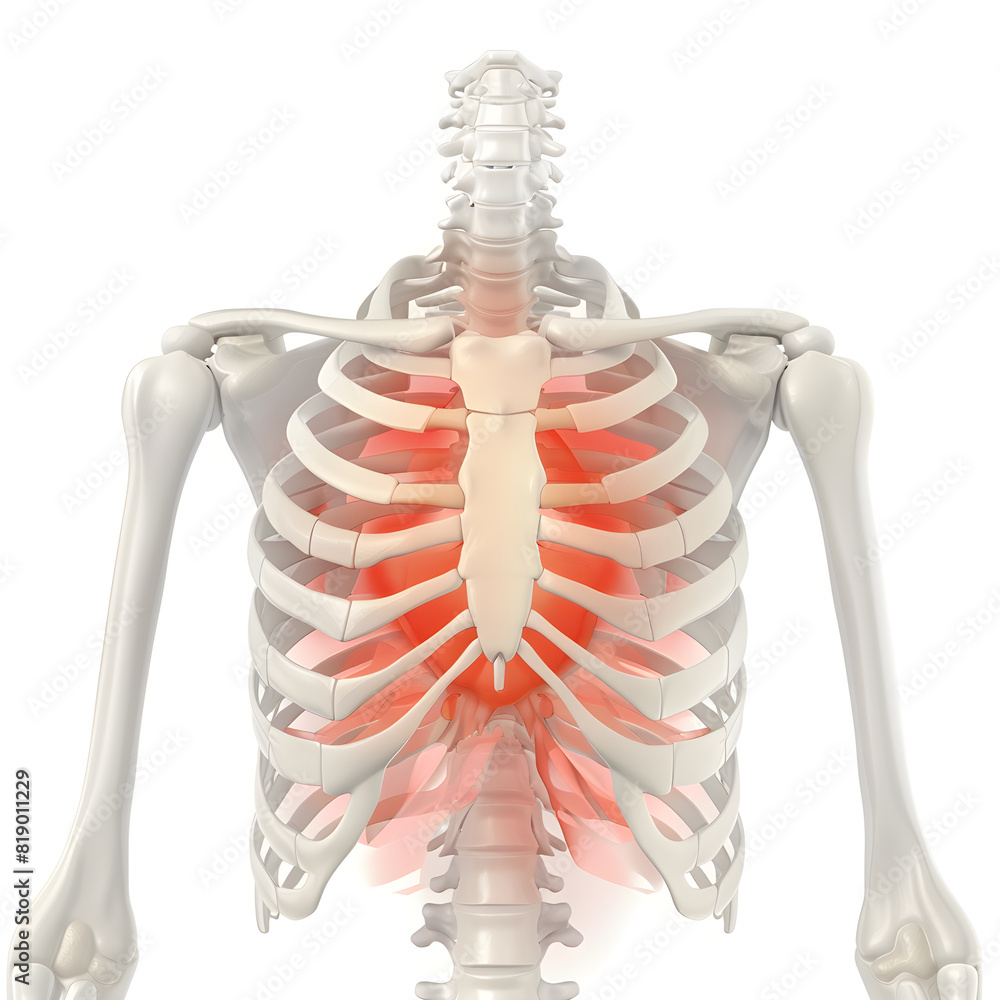 Understanding Xiphoidalgia An Infographic Representation Of The Xiphoid Process And Associated