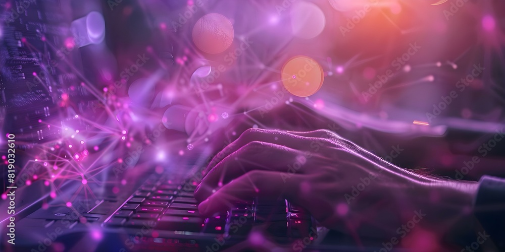 Warning of cyber attack on computer network due to cybersecurity ...