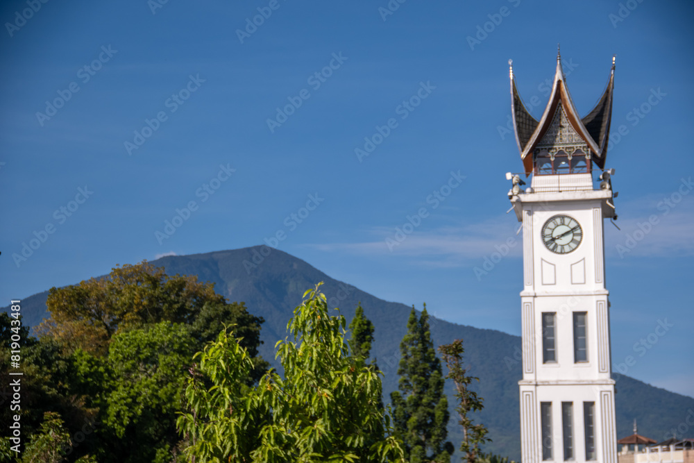 Jam Gadang is a historical and famous landmark in Bukit Tinggi, West ...