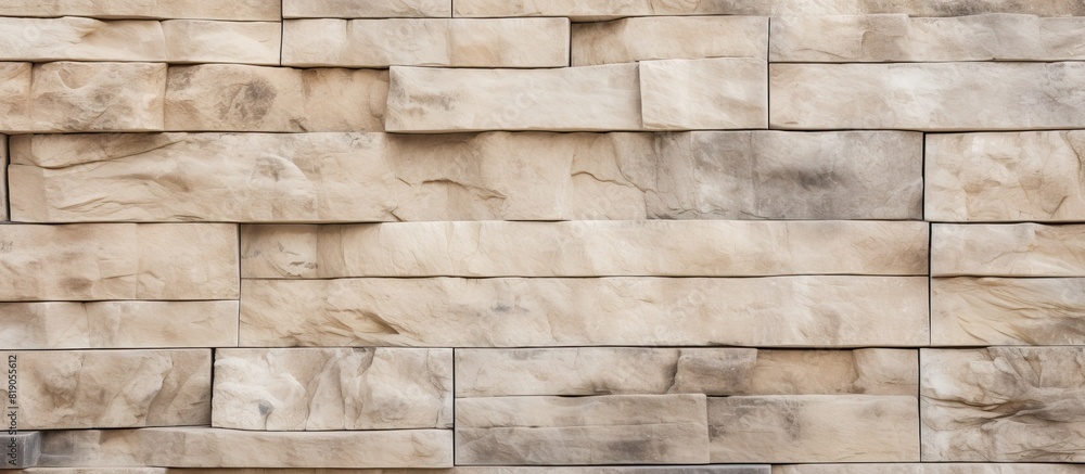 texture of a beige stone wall as background natural stone wall texture ...