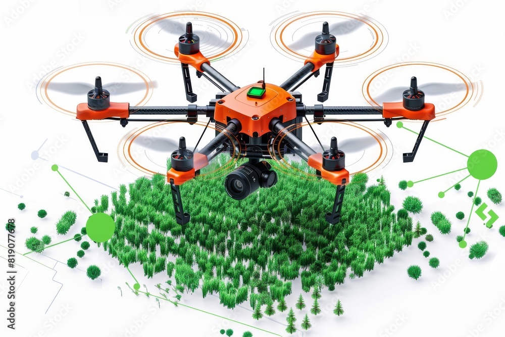 Efficient green precision farming with advanced unmanned drone ...