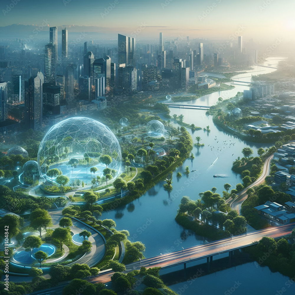 Generative AI architects create buildings that blend into the natural ...