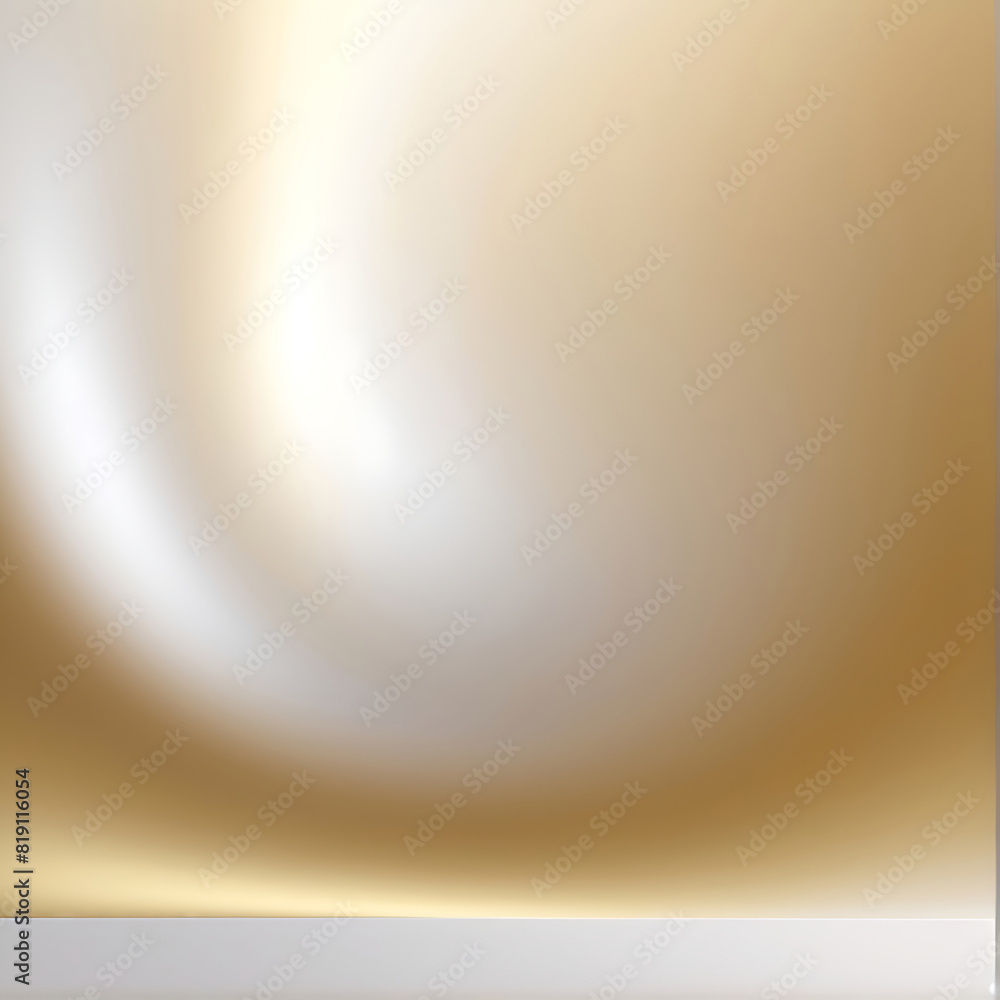 Abstract white gold Gradient background luxury with golden line wave ...