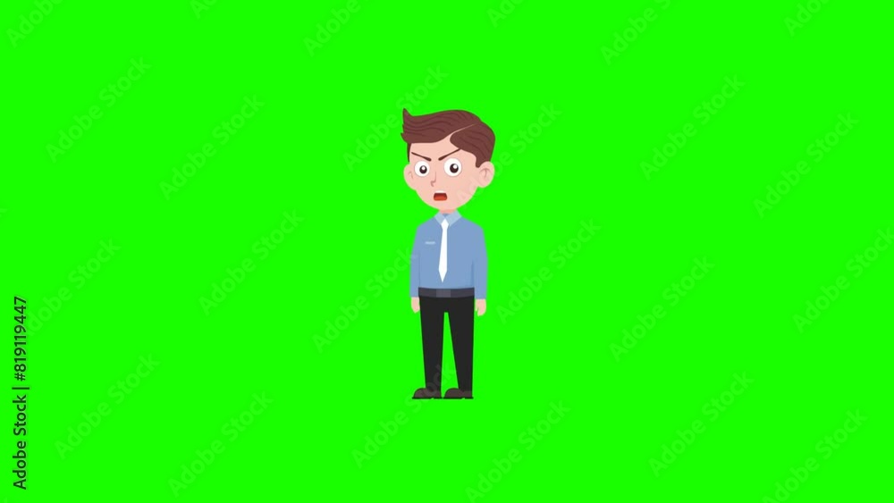 Cartoon character Rag reaction background and 2d animation 4k, cartoon ...