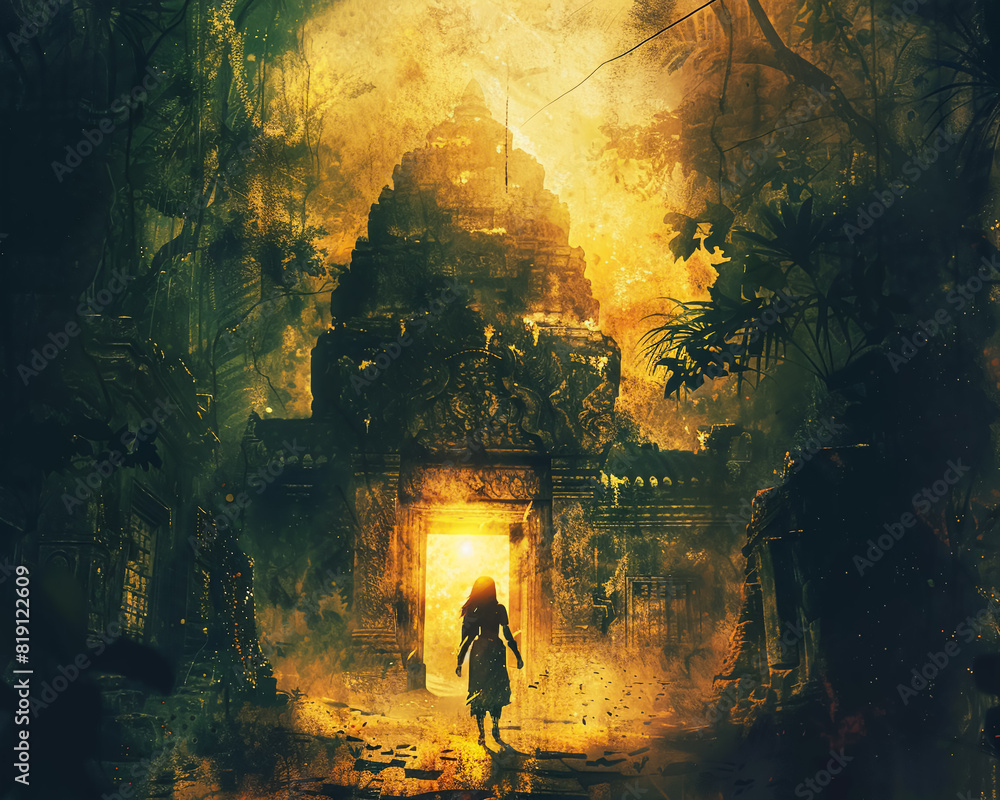 Enigmatic explorer, mysterious runes, forgotten temples, deciphering ... Enigmatic explorer, mysterious runes, forgotten temples, deciphering ...