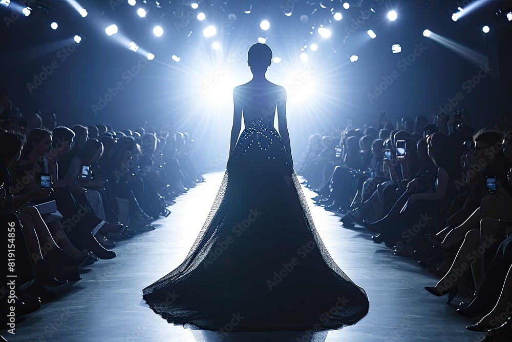 Foto de elegance of a high-profile fashion show with stunning runway ...