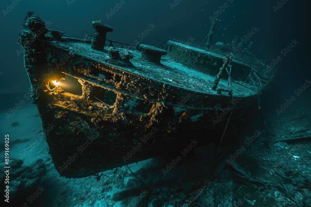 Sunken treasures Exploring underwater shipwrecks and the marine life ...
