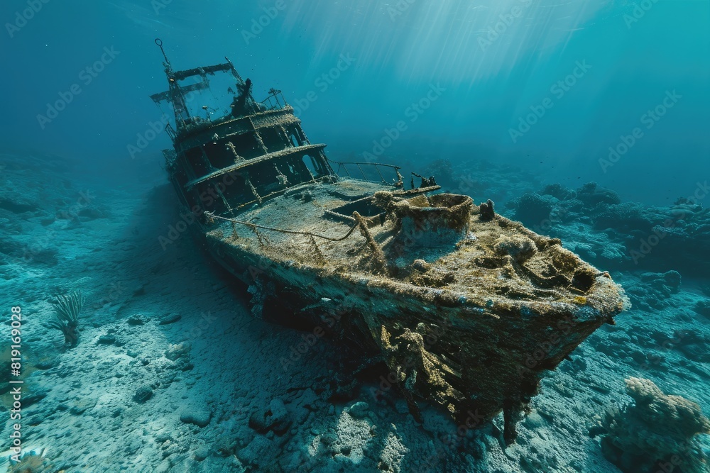 Sunken treasures Exploring underwater shipwrecks and the marine life ...