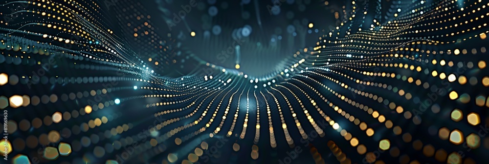 Digital backdround ideal for technological operations, neural networks, AI, data transmission ...