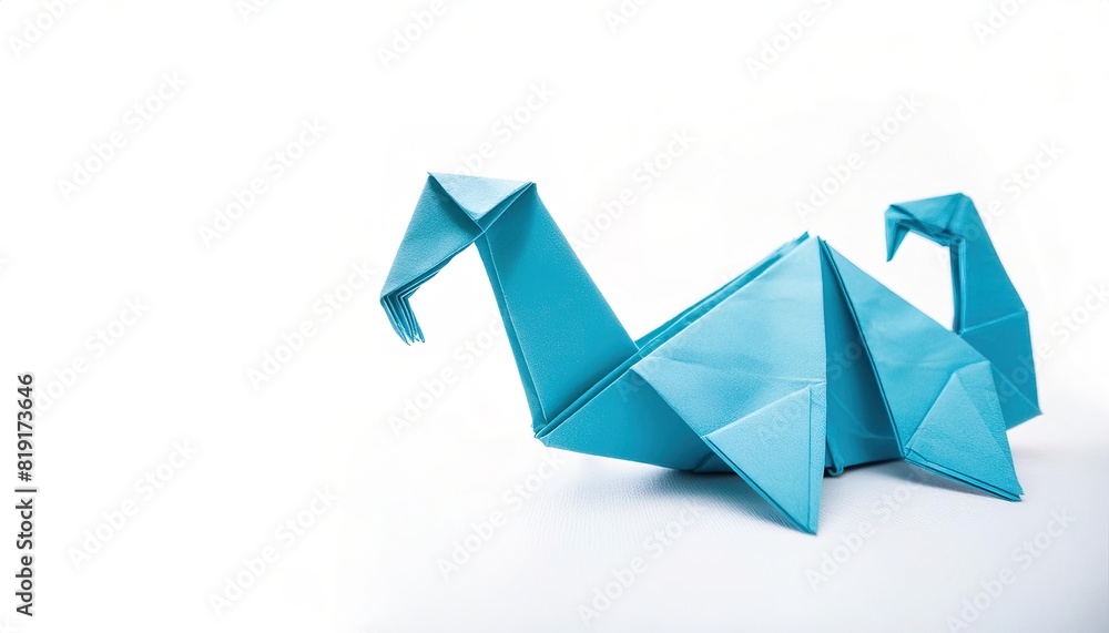 monsters cryptid mythological creature concept origami of loch ness ...