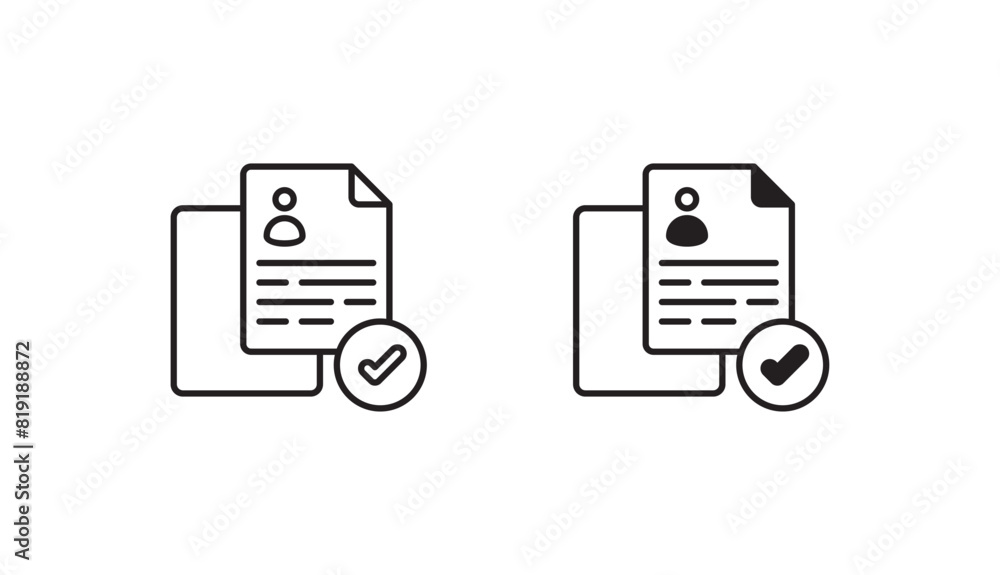 Personal Data icon design with white background stock illustration ...
