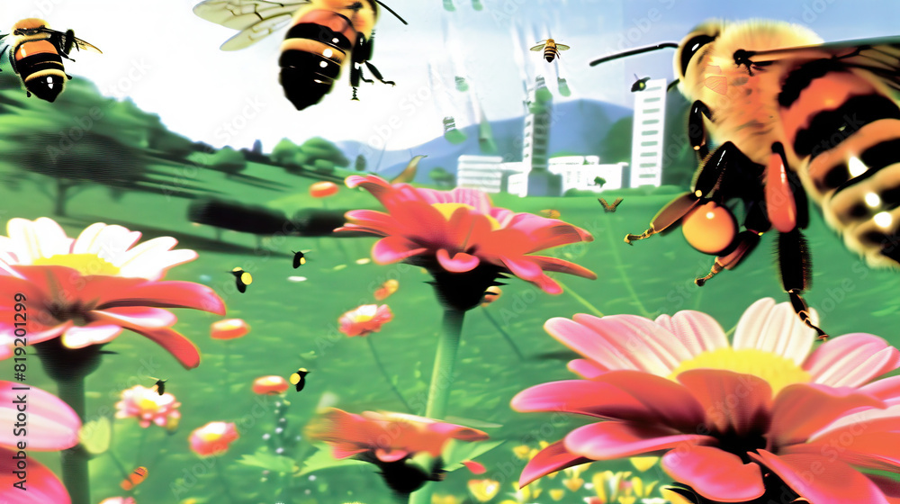 Pollinator Paradise: The Buzzing Life of Bees, Butterflies, and More ...