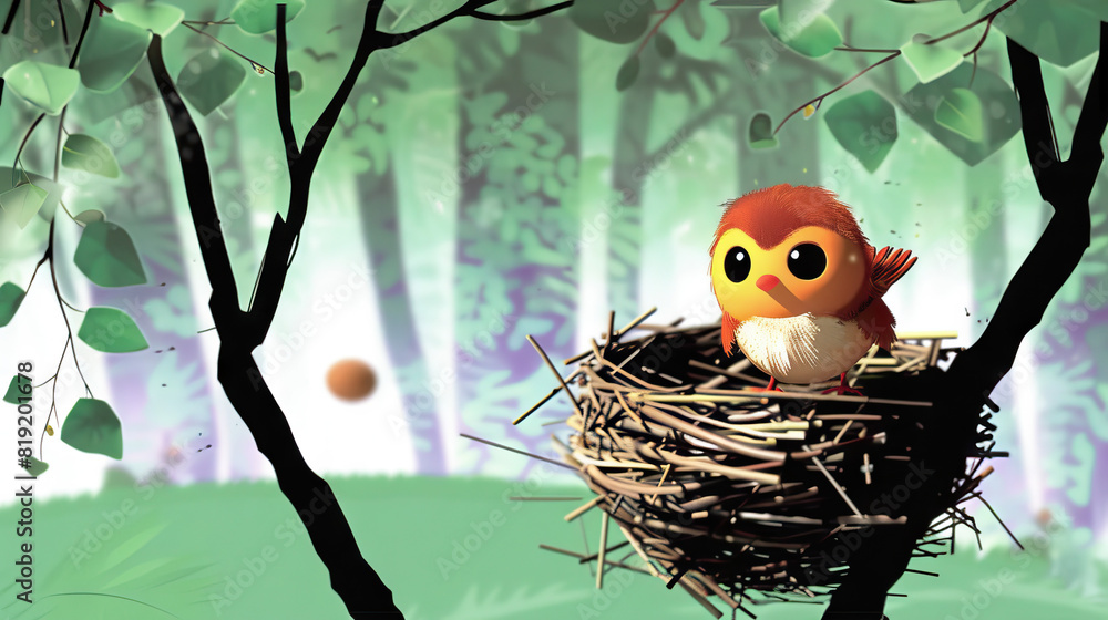 Robin's Nest: The Cozy Home of a Robin in the Garden - Visualize a ...