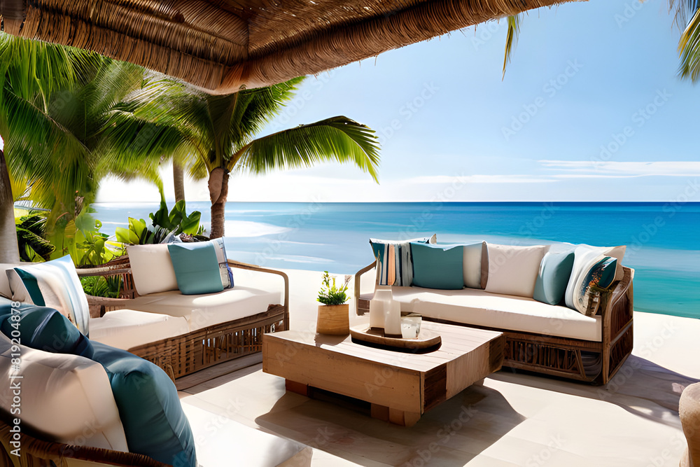 A vintage-style world map with muted colors and decorative flourishes ...