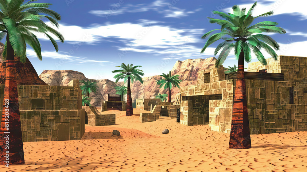 Desert Archaeology: Traces of Ancient Civilizations - Picture a scene ...