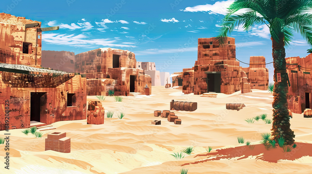 Desert Archaeology: Traces of Ancient Civilizations - Picture a scene ...