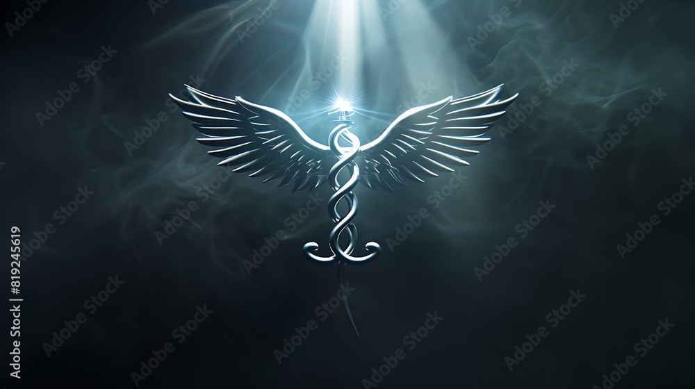 (Medical logos) Embrace the interplay of light and shadow, as ethereal ...
