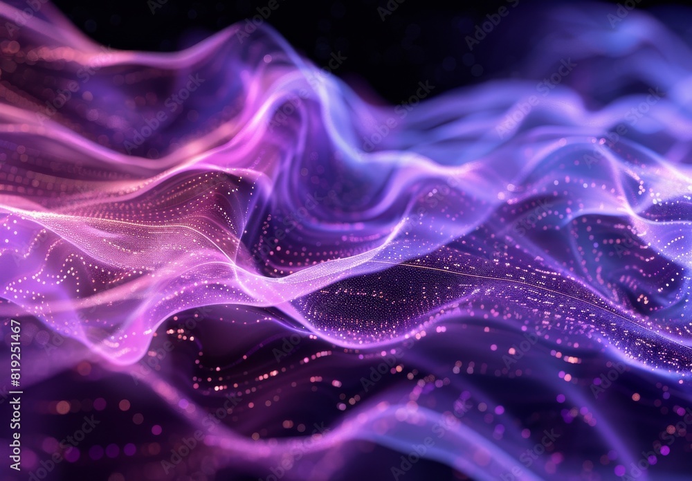 A modern, digital, abstract 3D background suitable for describing ...