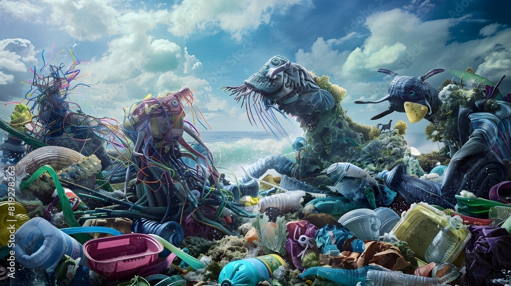 Everyday Objects Transformed A Surreal Dreamscapes Menacing Plastic ...