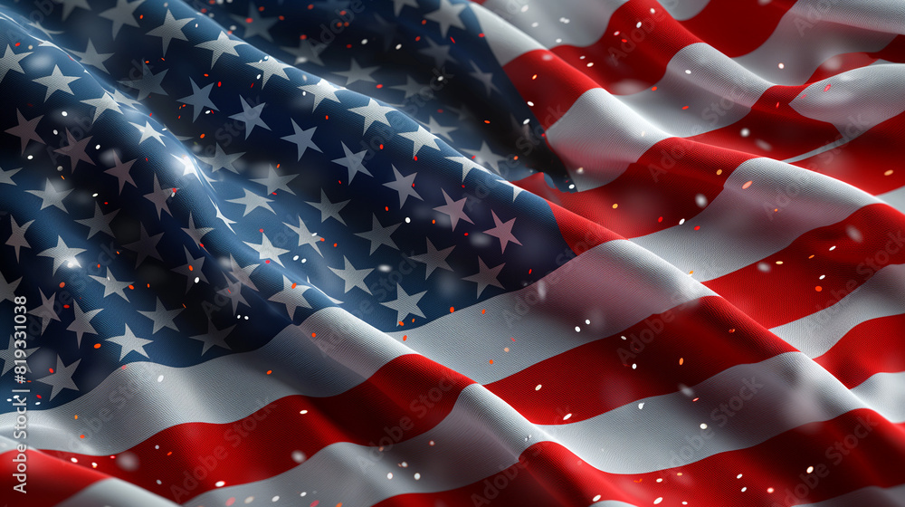 4th of July USA Independence day, 11 September illustration of Patriot ...