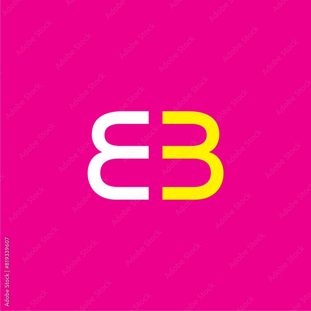Initial Letter BB Vector logo icon design template elements. Vector ...