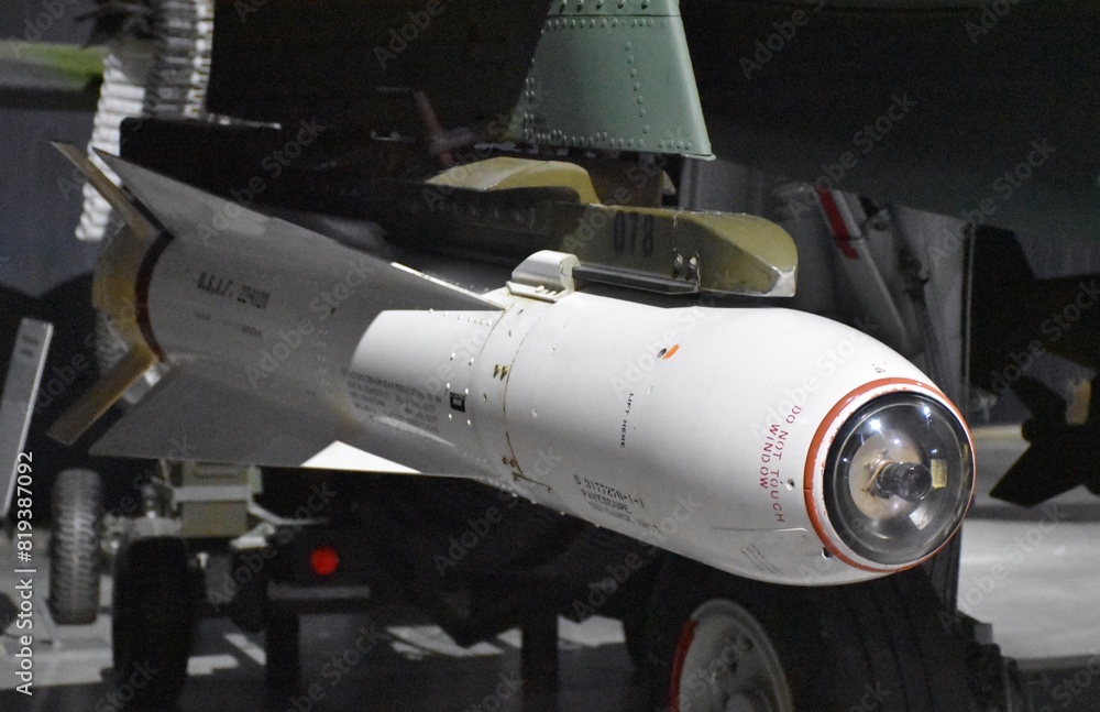 An Air Force AGM-65 Maverick missile on an A-10 Warthog attack jet. The ...