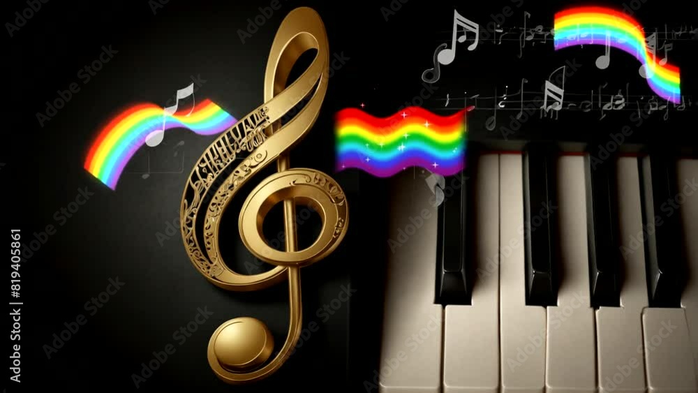 Celebrating World Music Day by illustrating piano keyboard music ...