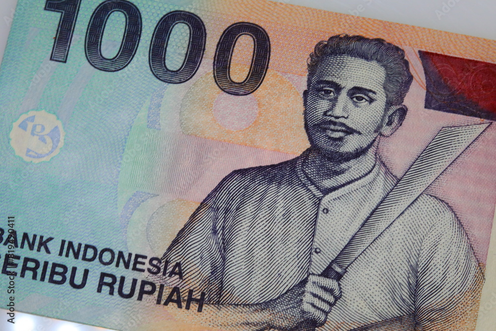 Rupiah Banknote type currency in Indonesia - Thomas Matulessy, also ...