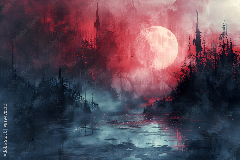 Traverse the Sinister Landscape of the Netherworld,Where Shadows Writhe ...