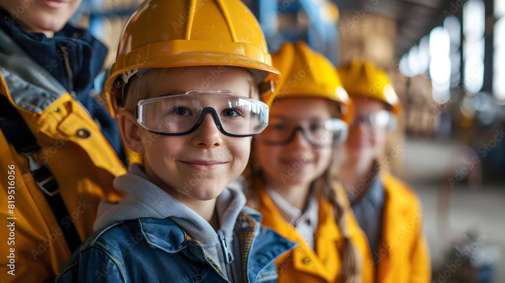 Foto de World day against child labor, children as a worker. concept of ...