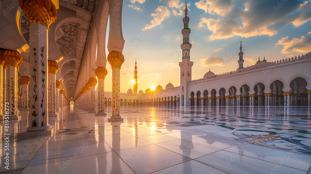 A view of the grand mosque in muscat, oman architecture spiritual ...