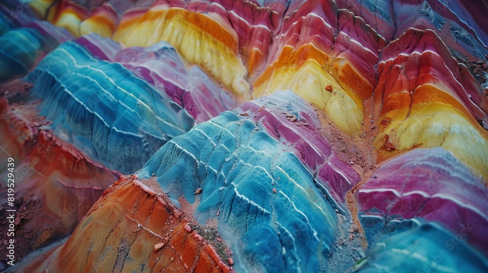 Explore the geological processes that give rise to the colorful ...