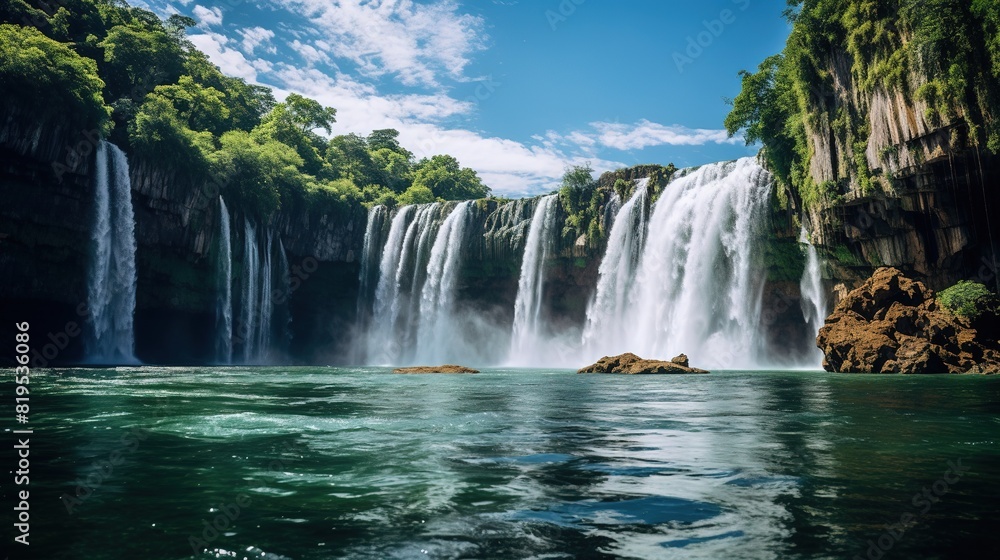 The Salto Cristal one of the most beautiful waterfalls in Paraguay near ...