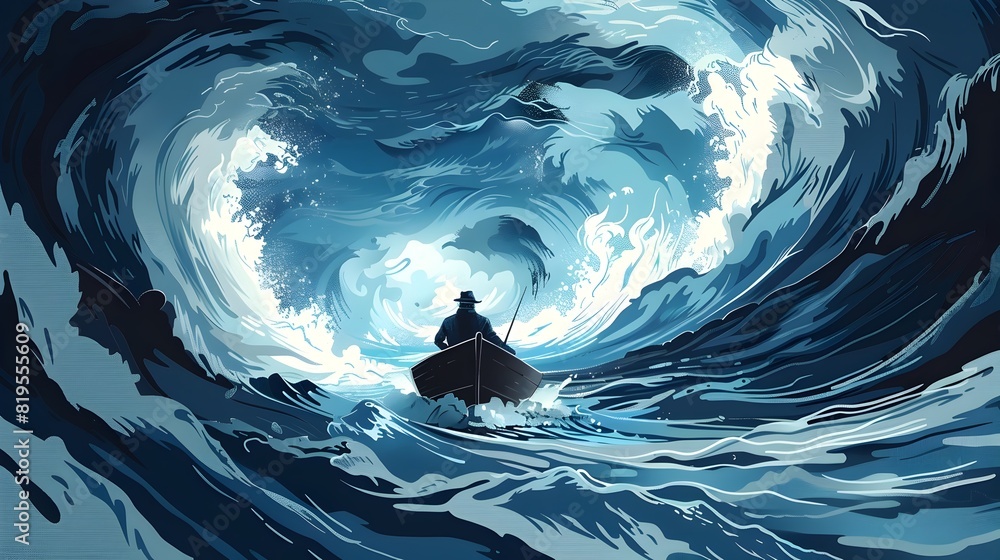 Captain Navigating a Ship Through Stormy Seas:A Metaphoric of Risk ...