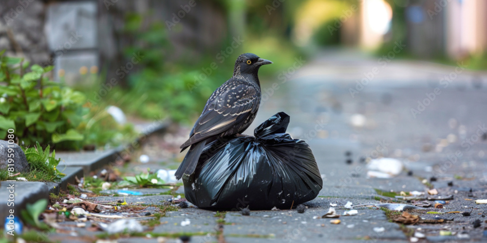 Trash and garbage landfill. Ecological catastrophe plastic water ...