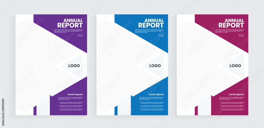 A4 annual report cover design, corporate flier cover template, modern ...